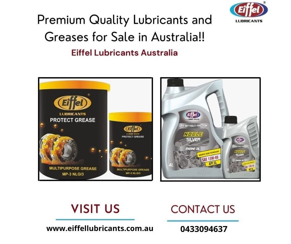 Premium Quality Lubricants and Greases For Sale in Australia ...