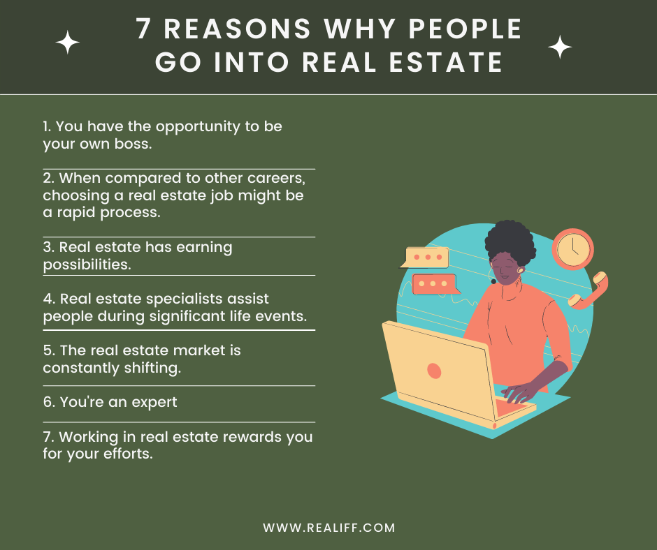 7 Reasons Why People Go into Real Estate | by Homeowners' Personalized ...