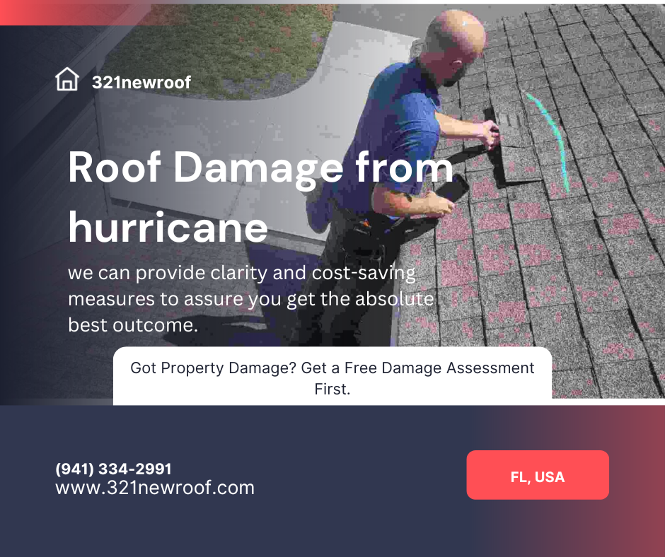 Roof Damage from hurricaneRoof Damage from hurricane - 321 New Roof Inc ...