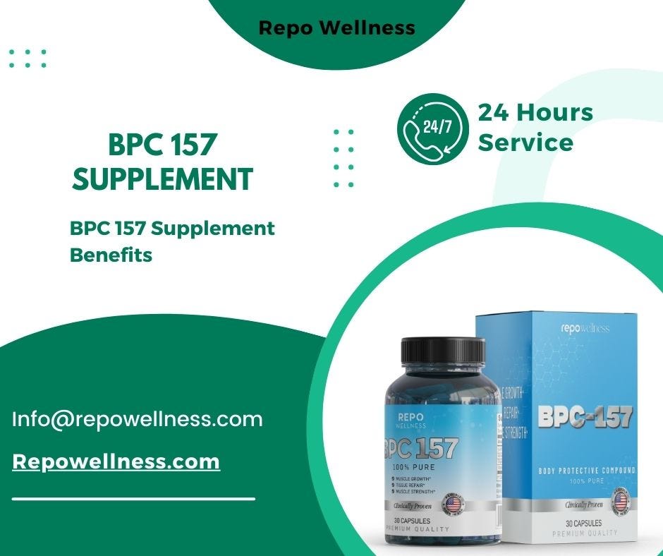 BPC 157 Supplement Benefits, Uses, and Where to Buy - Repo Wellness - Medium