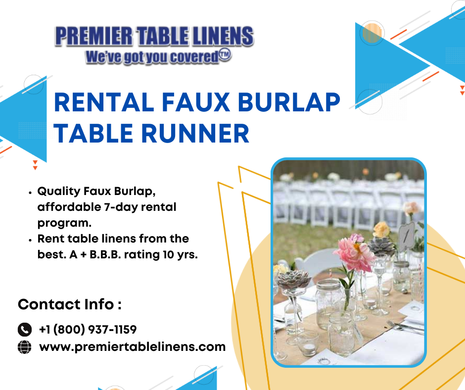 Table Runners — PTL - Premier Table Linens - Medium