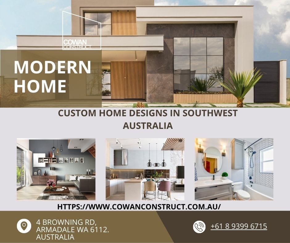 Custom Home Designs in Southwest Australia: Blending Beauty and ...