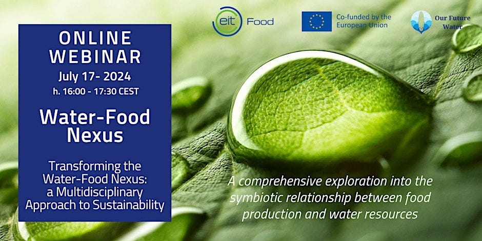 Exploring the Water-Food Nexus: A Pathway to Sustainable Solutions | by ...