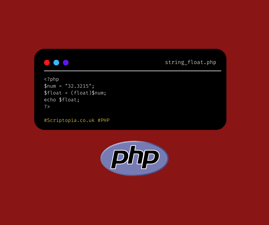 Php Strings — Convert String To Float Scriptopia Medium