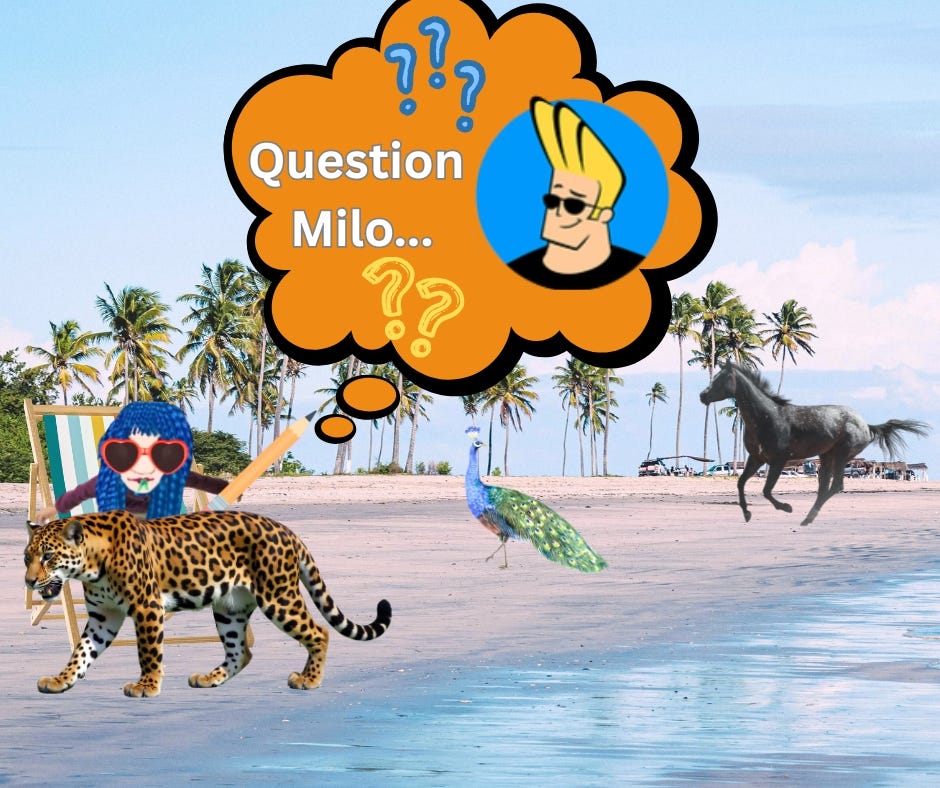 Meet Milo Morgan: Lizzie’s Latest GIF’d Up Victim! | by Lizzie Lizard ...