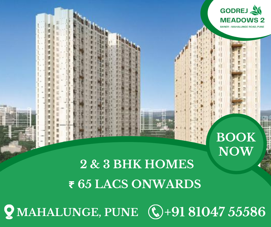 Godrej Meadows Mahalunge- Hinjewadi Hills And Sky, River Below ...