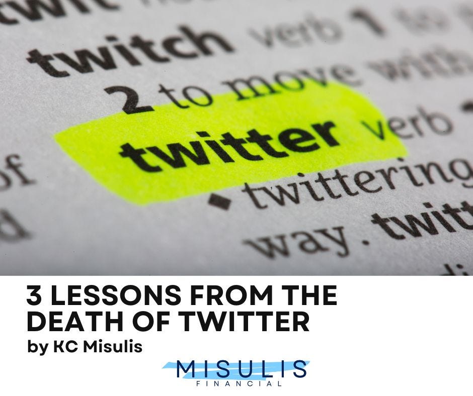 3 Lessons from the Death of Twitter | by Rachel Langston | Break Into ...