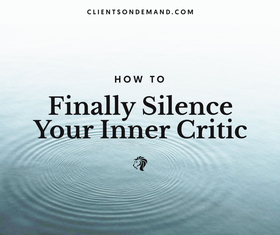 5 Strategies To Silence Your Inner Critic — and finally get on with your life’s work. | by ...