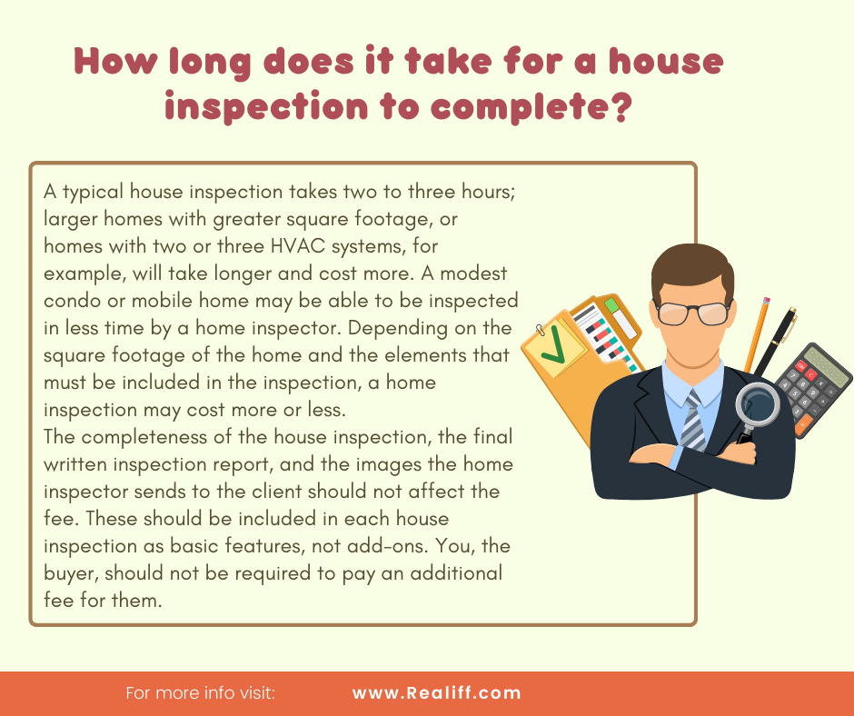 How long does it take for a house inspection to complete? | by Realiff ...