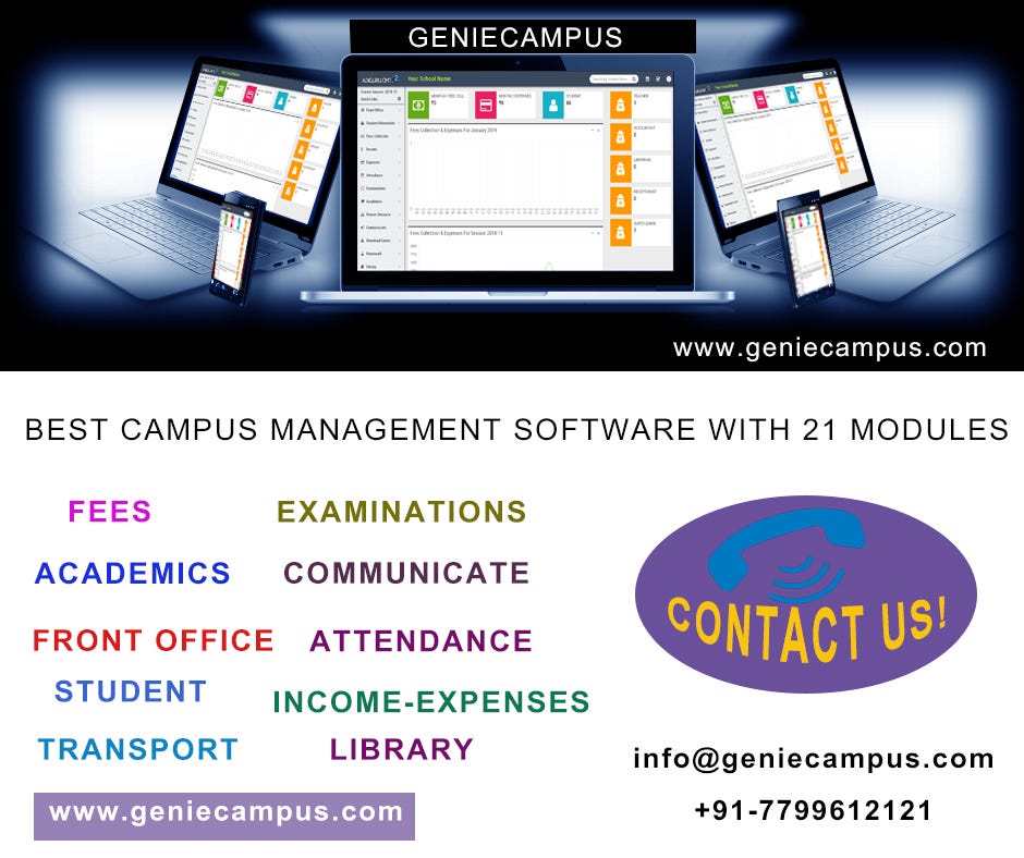 Campus Management software | School Management System | Geniecampus ...