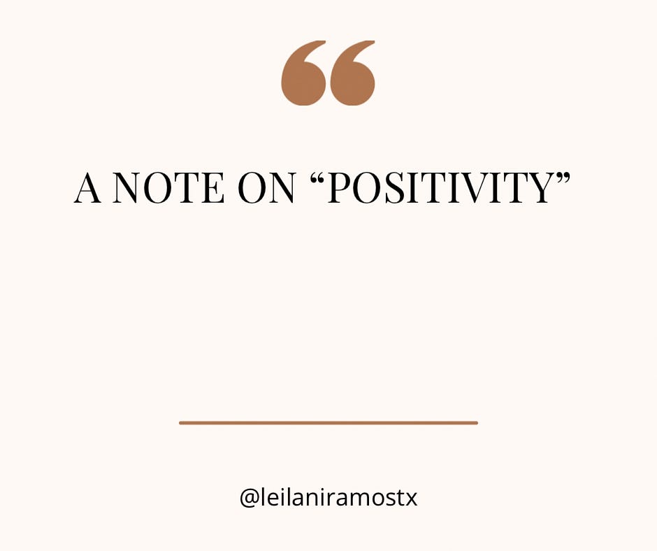 A note on “positivity” | by LFR | Medium
