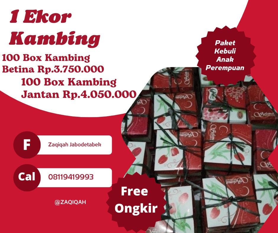 Paket aqiqah kebuli anak perempuan 100 box - aqiqah nusantara - Medium