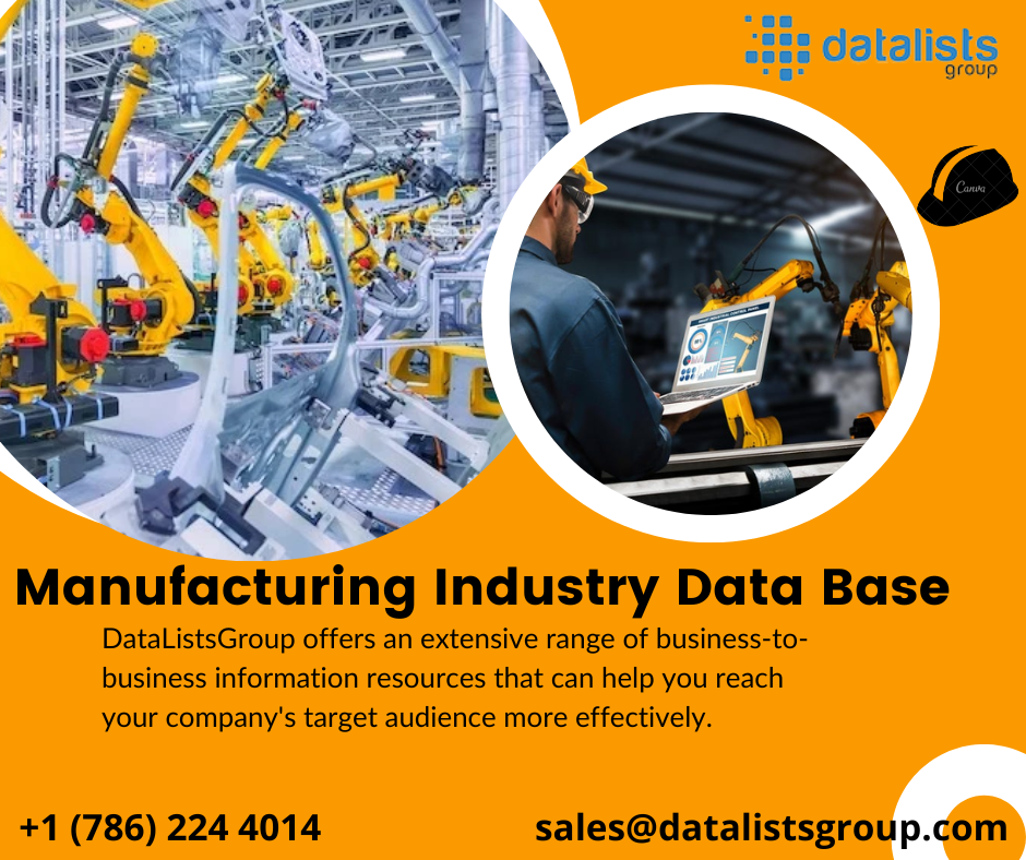 Manufacturing Industry Email List Provider in USA | by Wamanboult | Medium