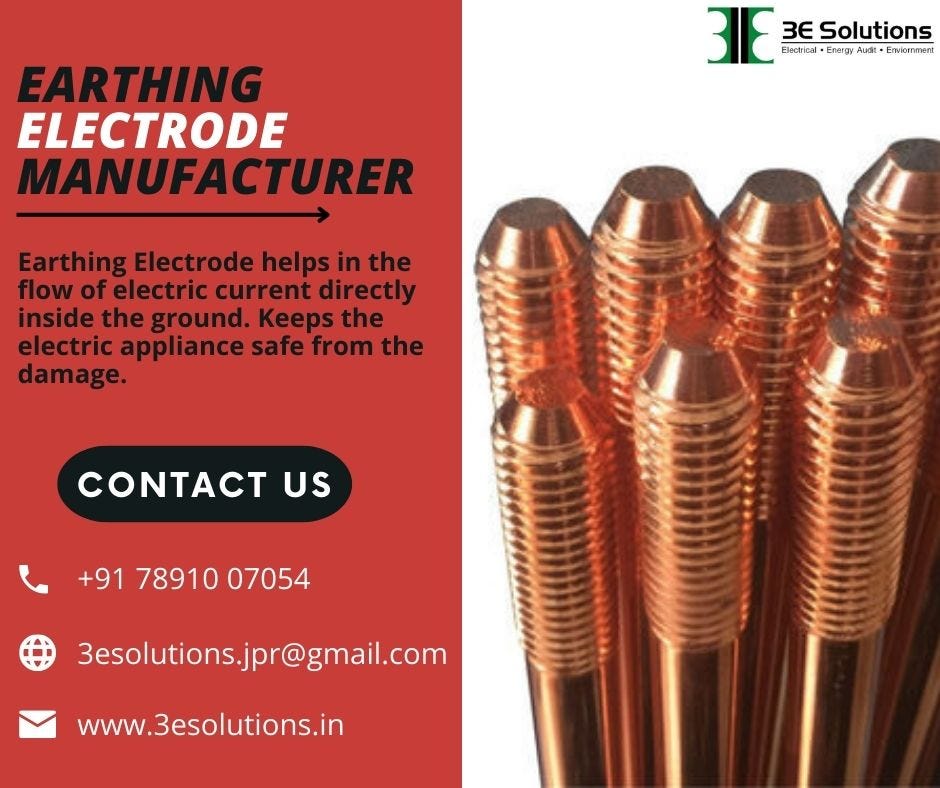 Chemical Earthing Electrode | Gel Earthing Electrode — 3E Solutions - 3E Solutions - Medium