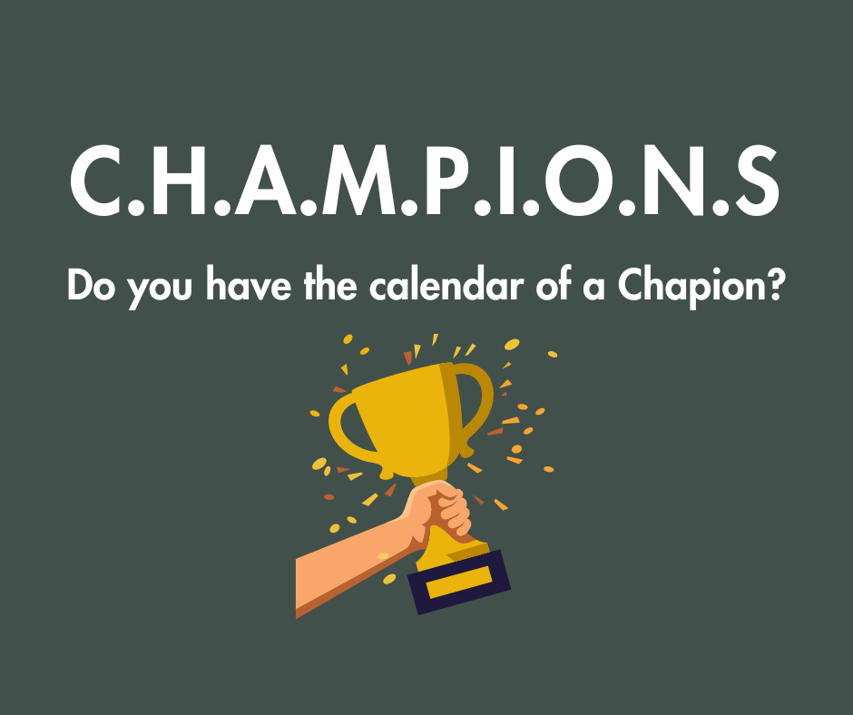 CHAMPIONS: An Easy Wellness Acronym for Your Balance & Success | by ...