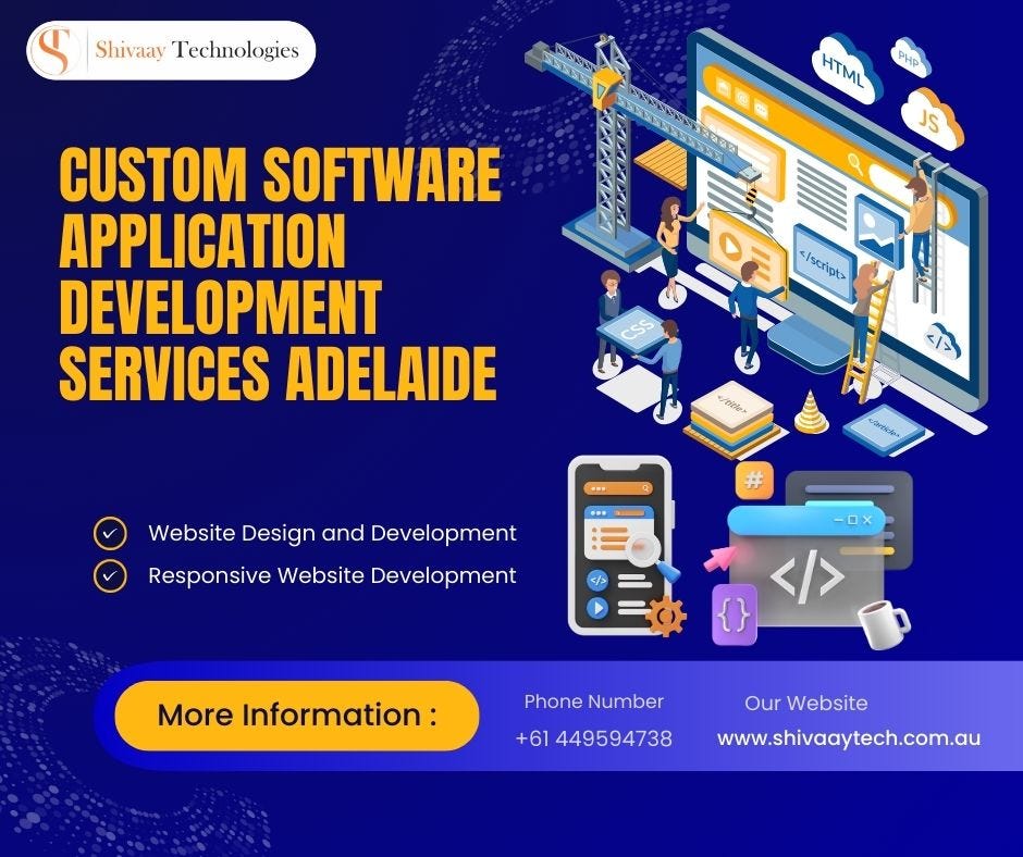 Custom Software application development services Adelaide - Shivaaytech ...