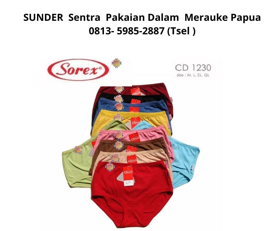 SUNDER Sentra Pakaian Dalam Merauke Papua 0813- 5985–2887 (Tsel ) | by sentrapakaiandalam | Medium