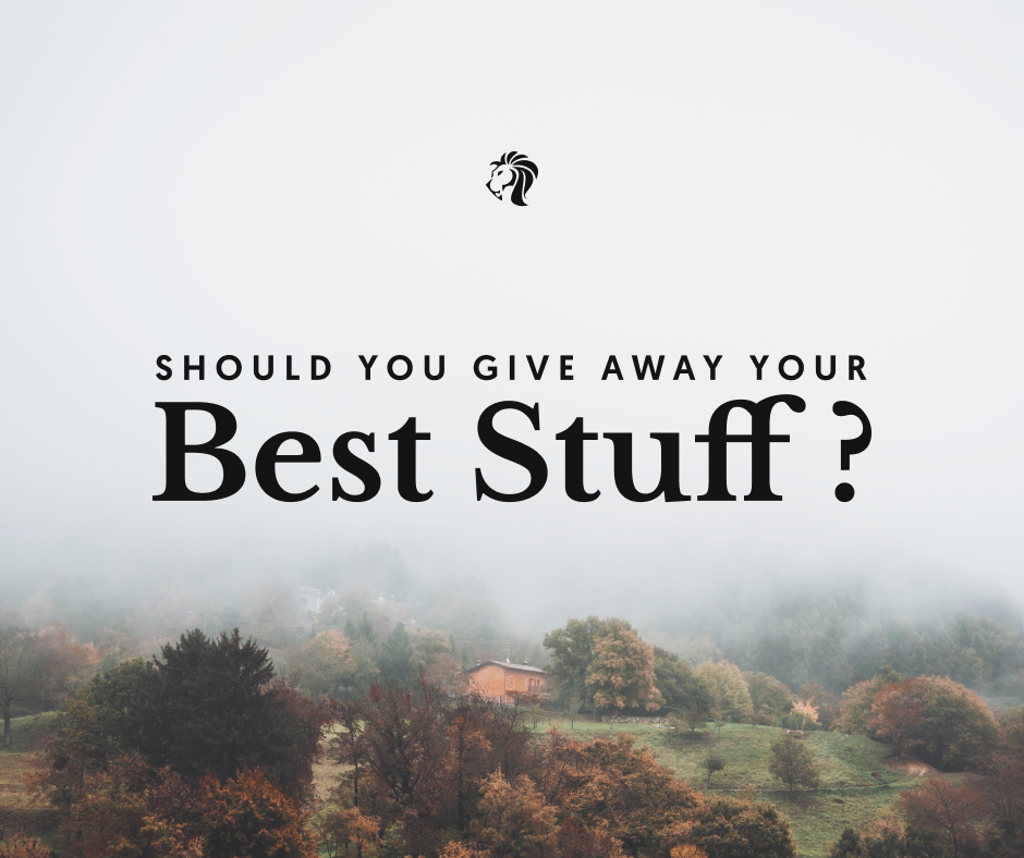 Should You Give Away Your Best Stuff? | by Russell Ruffino | Medium