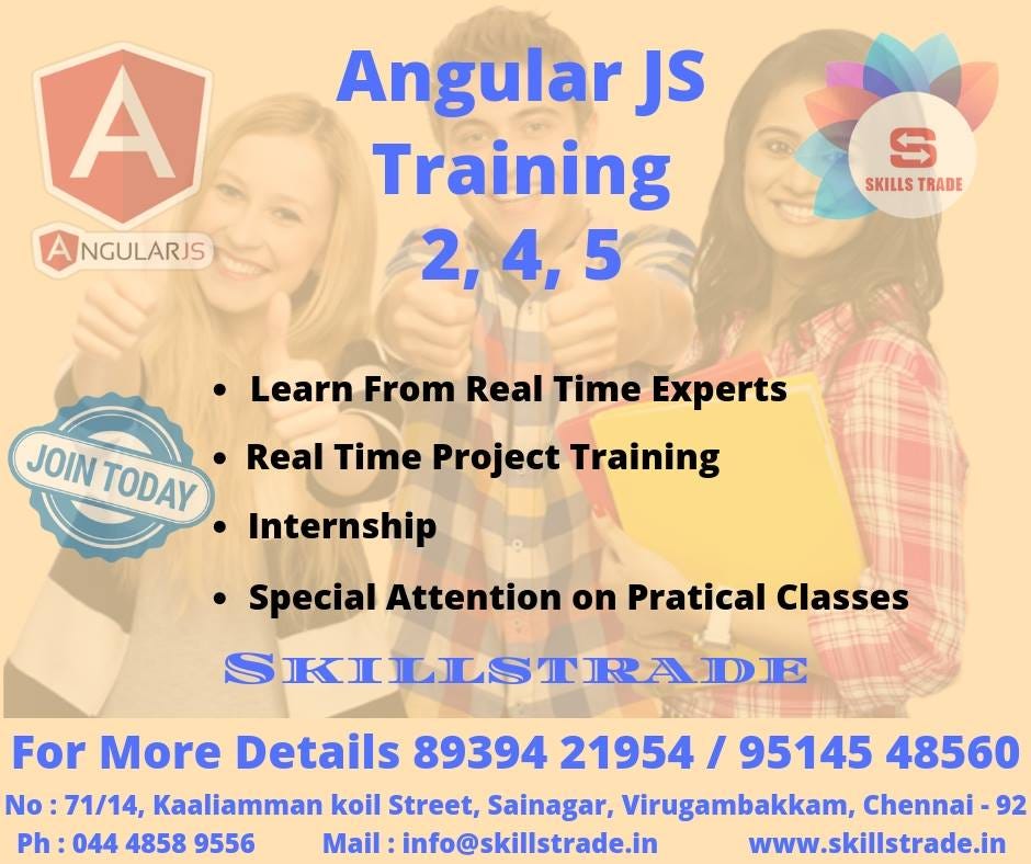 Angular Courses in Chennai | Angular Training Institute -Skillstrade.in ...