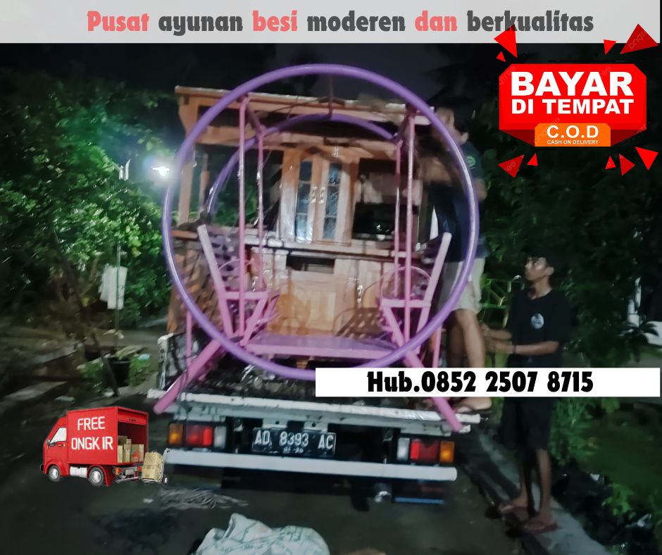 Hub 0852–2507–8715 FREE ONGKIR ! Ayunan Besi Minimalis Dan Mangkok Putar Kec Geger Madiun Bayar ...
