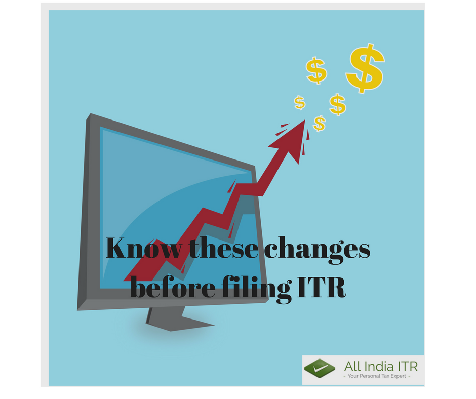 Know these changes before filing ITR | by All India ITR | Medium