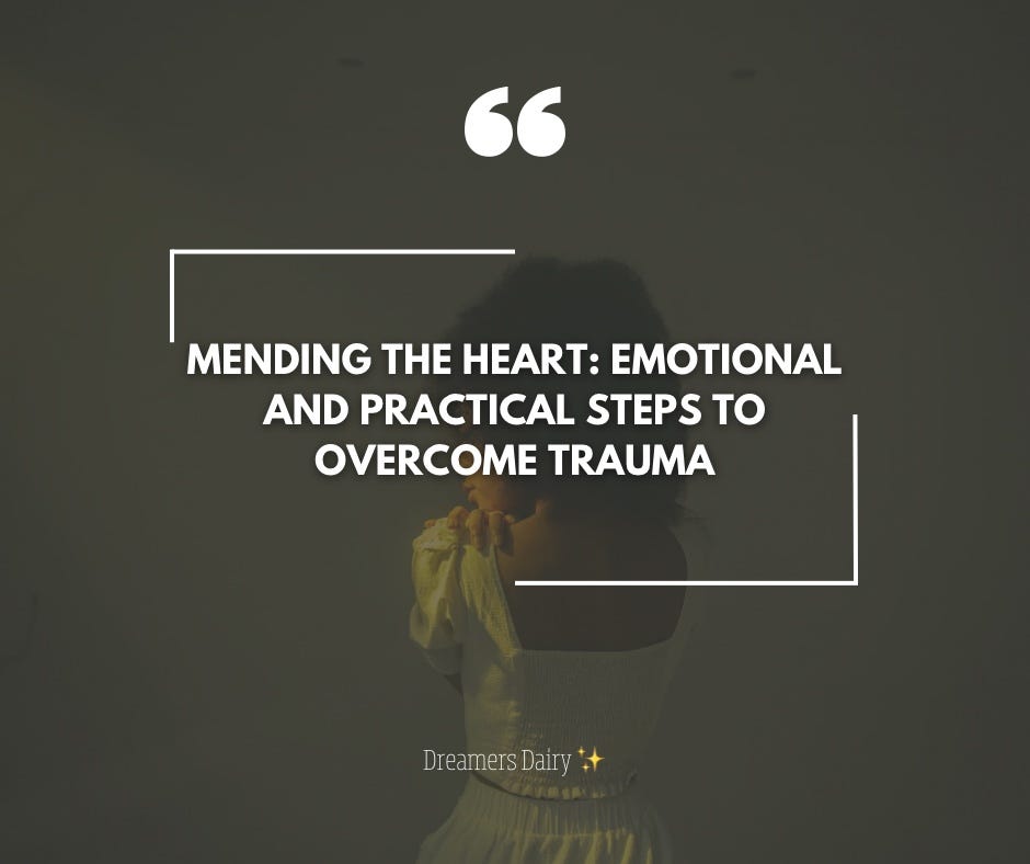 Healing Starts Here: Your Guide to Overcoming Trauma in 2024 | by ...