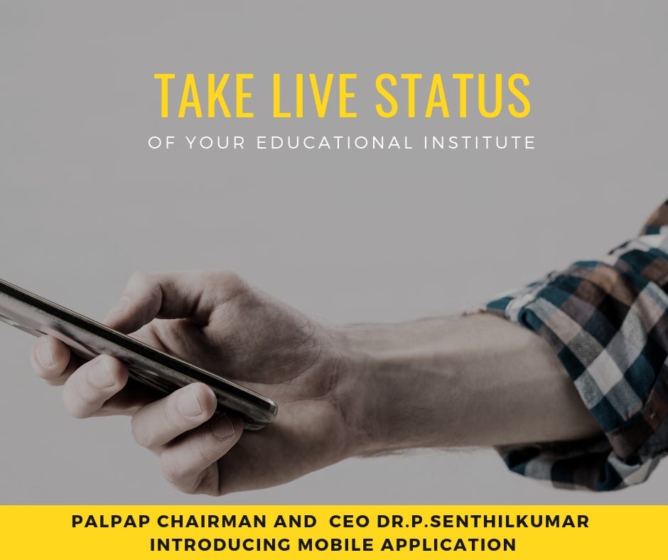 PALPAP chairman and CEO Dr. P. Senthilkumar introducing Mobile ...