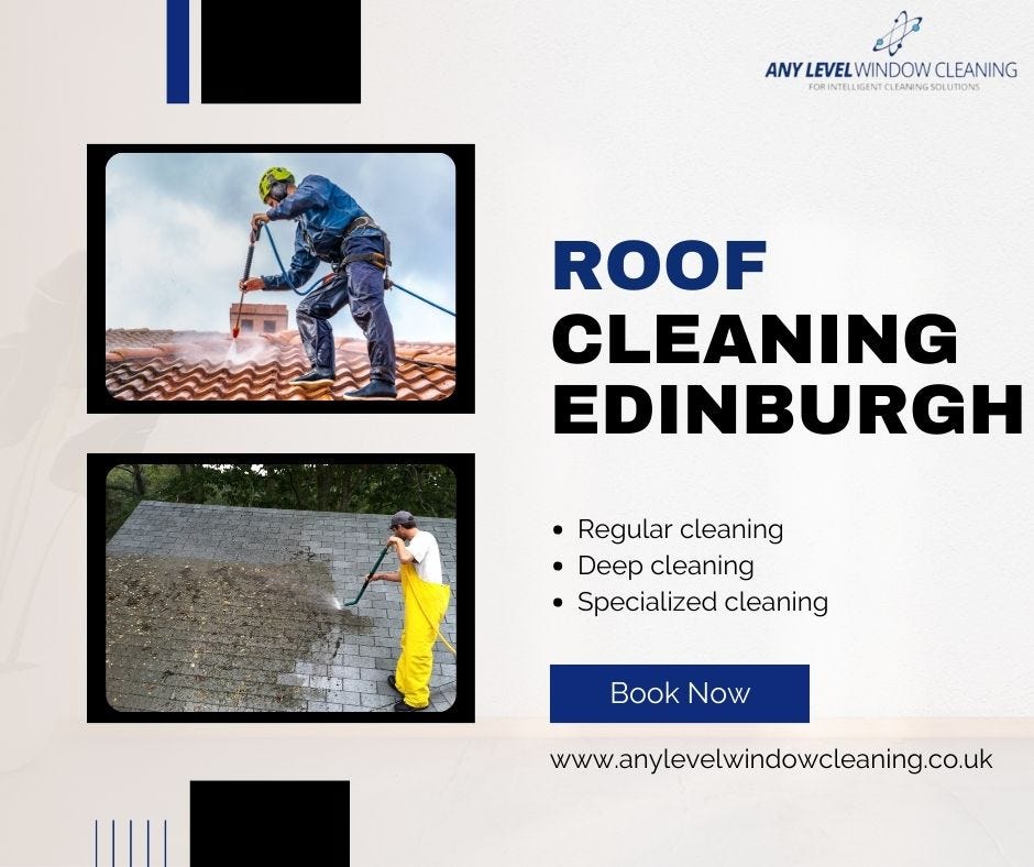 Roof Cleaning Edinburgh - Any Level Window Cleaning - Medium