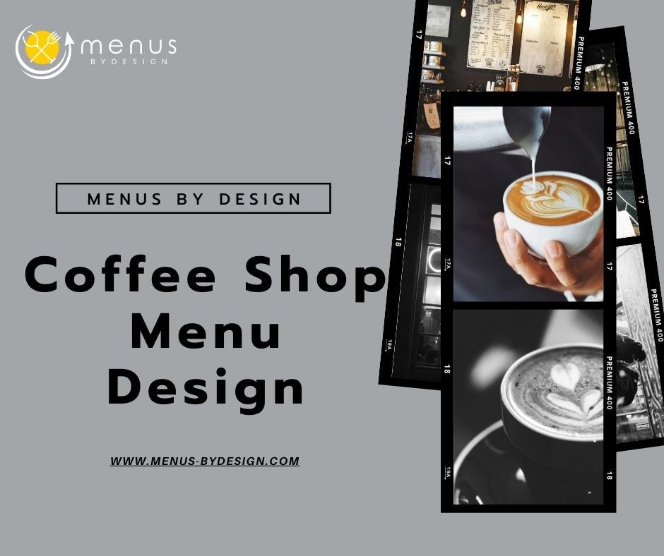 Coffee Shop Menu Design - Menus By Design - Medium