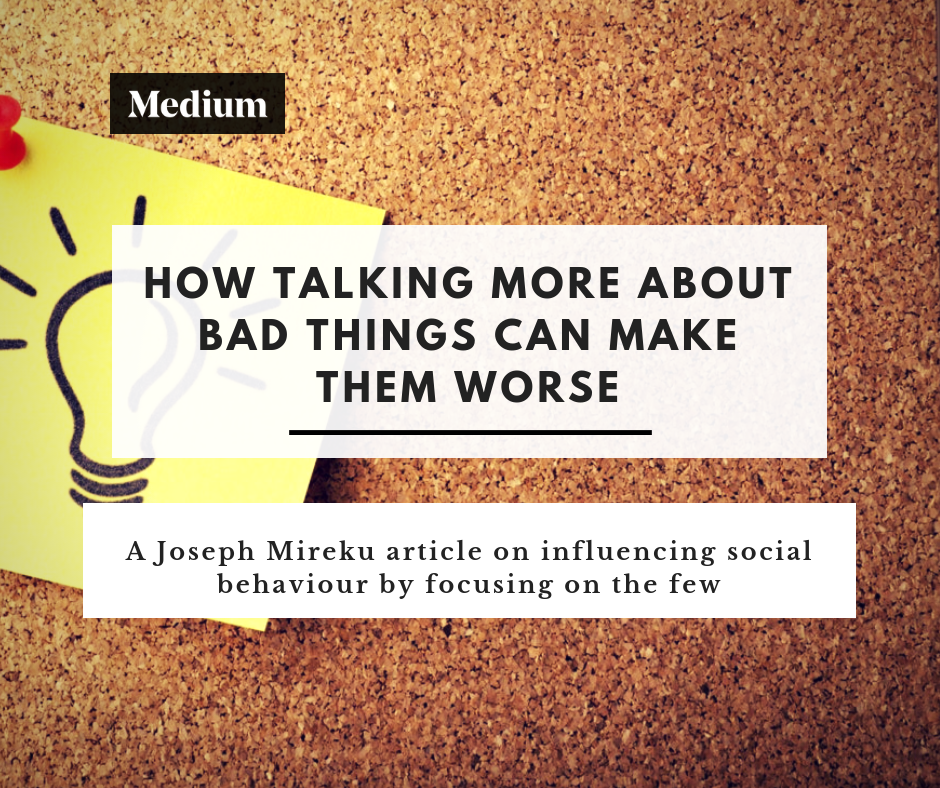 How Talking More About Bad Things Can Make Them Worse | by Joseph ...