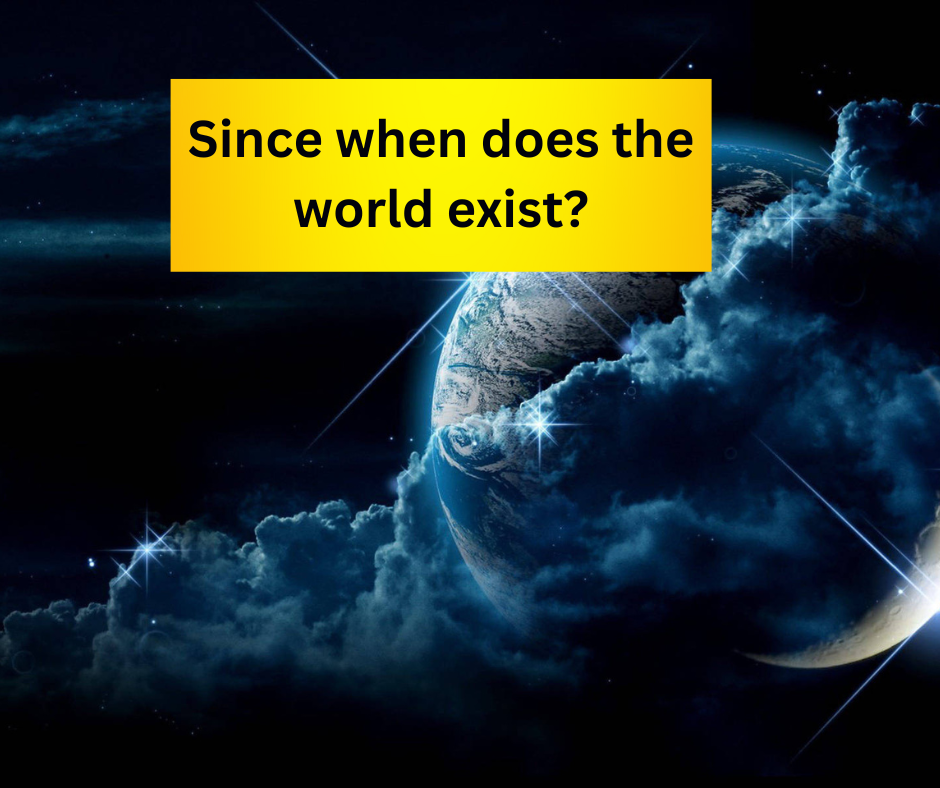 Since when does the world exist?. Overpopulation and climate change ...