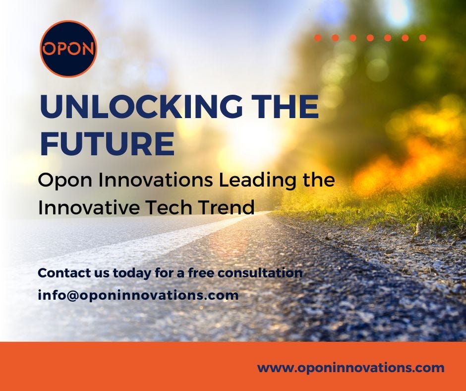 Innovative Technology Trend: Opon Innovations Leading the Way | by Opon ...