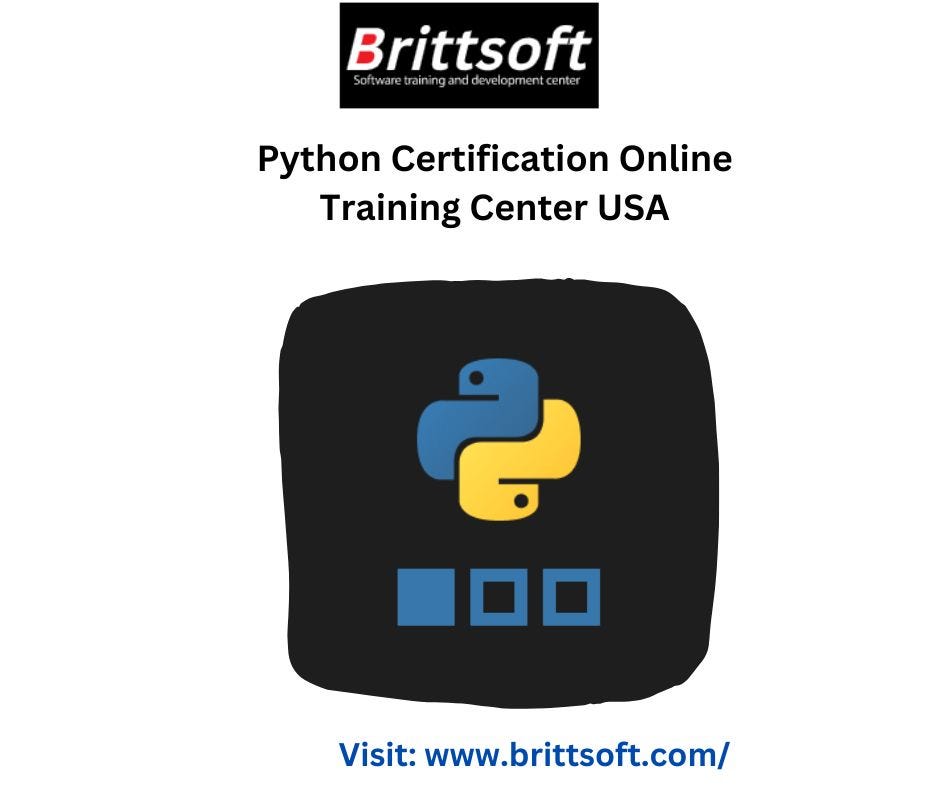 Python Certification Online Training Center USA at Brittsoft ...