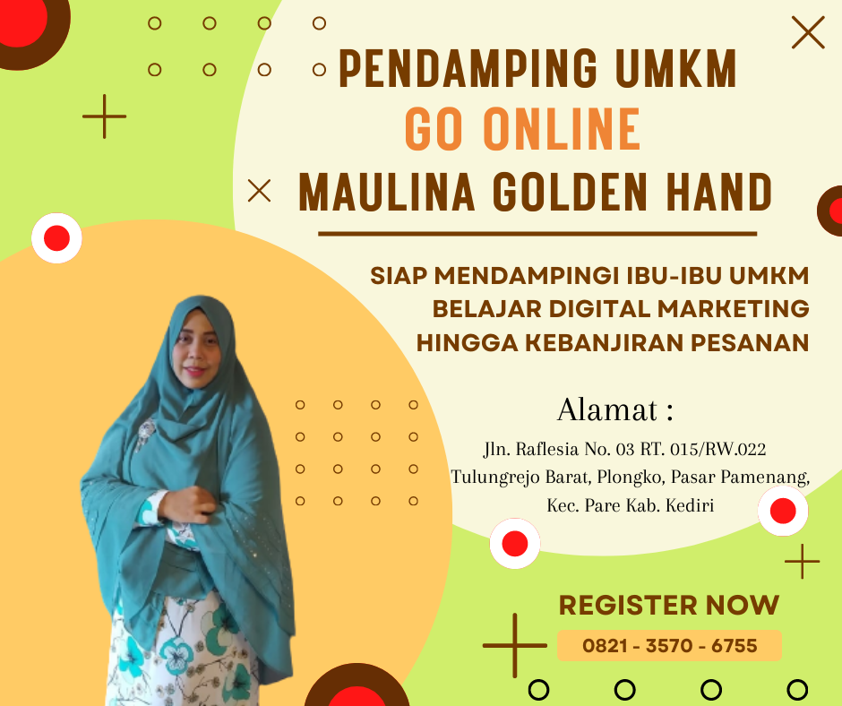 MENARIK!!! 0821–3570–6755, Pendamping Umkm Go Online Sidoarjo, Maulina Golden Hand ...
