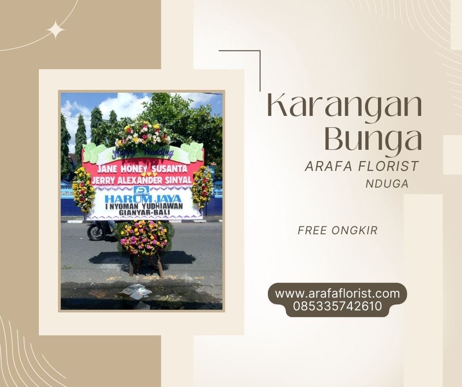 Karangan Bunga Nduga Terbaik. Karangan bunga tidak hanya sekadar… | by ...