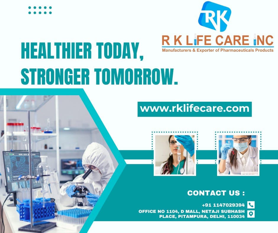 RK Lifecare: Medicine Manufacturing Company | by Rklifecare | Medium