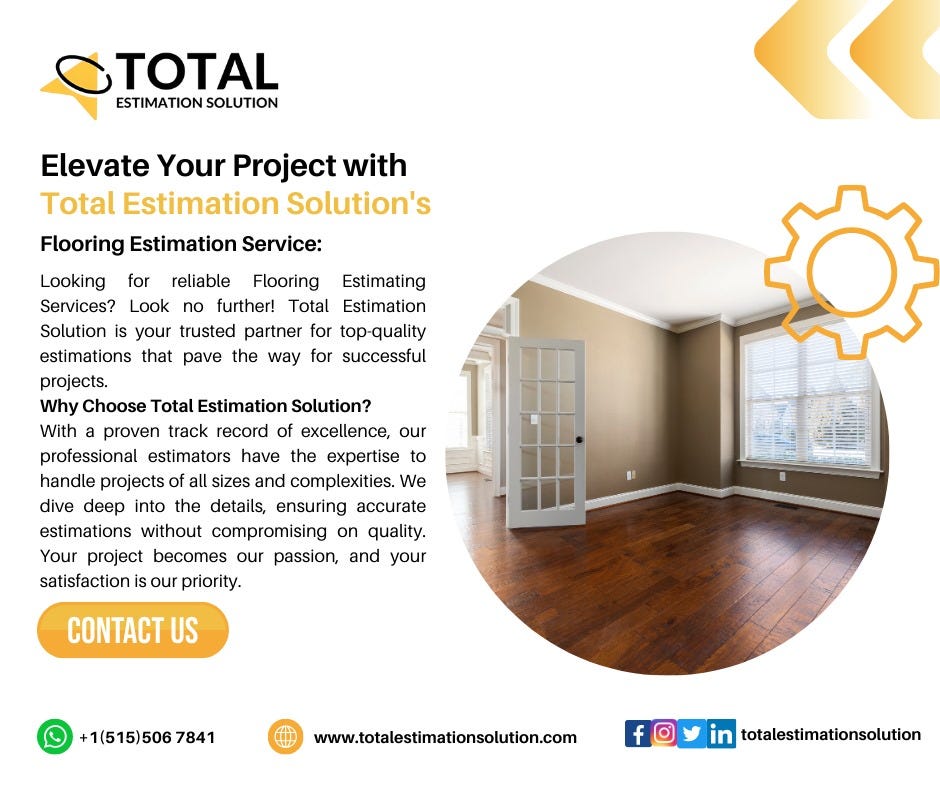 🛠 Upgrade Your Flooring Projects with Total Estimation Solution! 🏗 | by Total Estimation ...