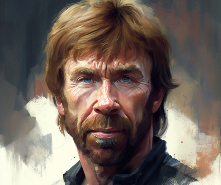 Chuck Norris 2022 No Beard