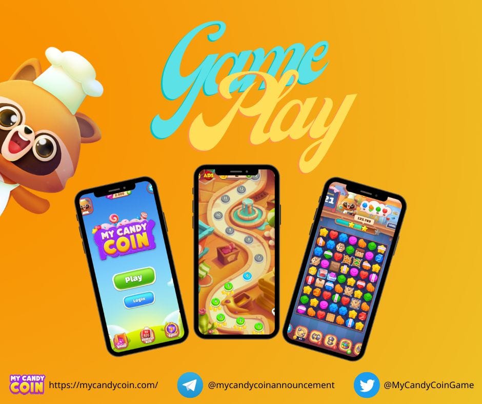 MY CANDY COIN — GAMEPLAY. 🍬 In the game, players complete levels… | by ...