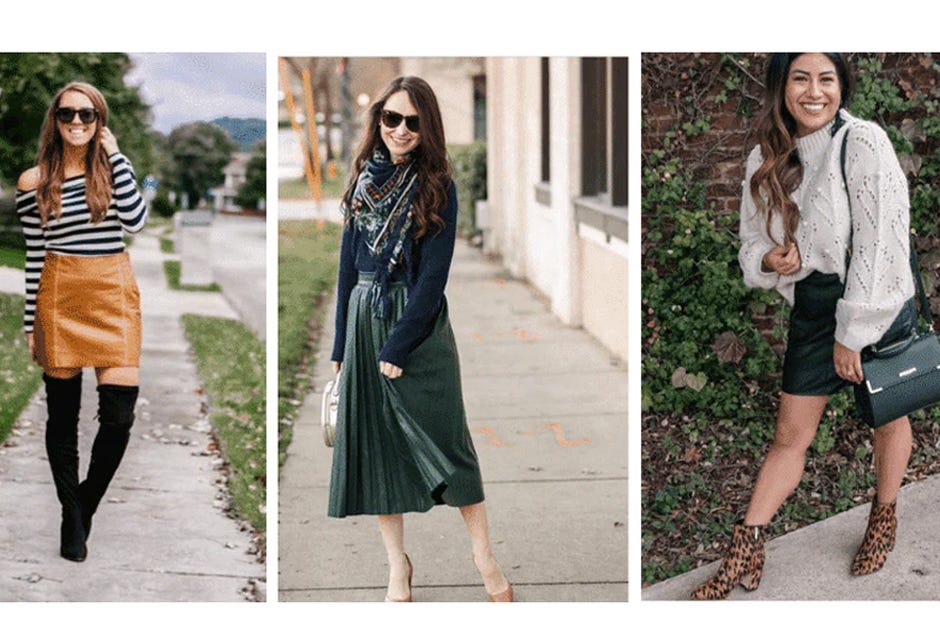 How to Wear a Leather Skirt: Fashion Tips and Outfit Ideas for Every ...