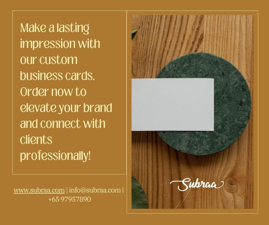 Personalized touch can make the Card more Memorable — Subraa | by ...