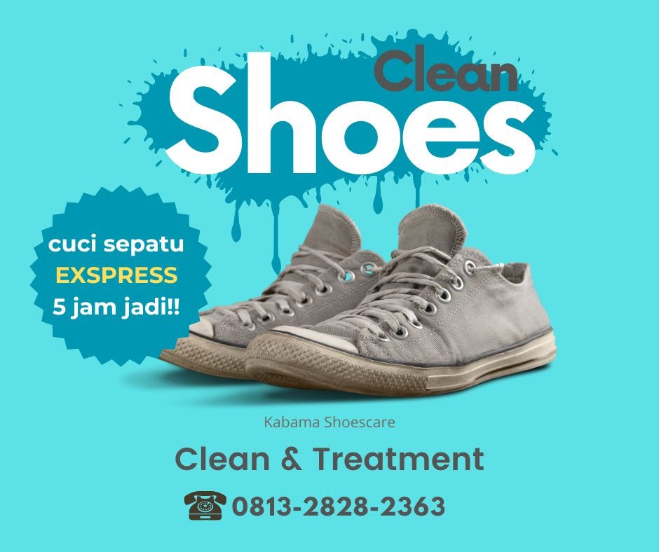 Cuci Sepatu Terdekat Dimalang - Kabama Shoescare - Medium