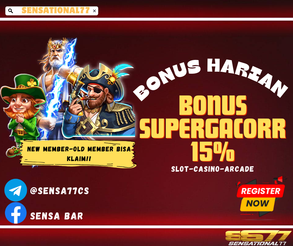 SENSASI SLOT GACOR SENSATIONAL77!! BONUS HARIAN SUPER GACORRRR - Veronikatamika - Medium