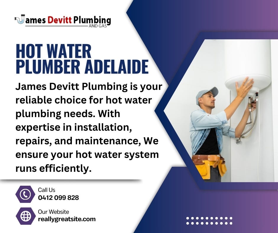 Hot Water Plumber Adelaide - Jamesdevittplumbingaus - Medium