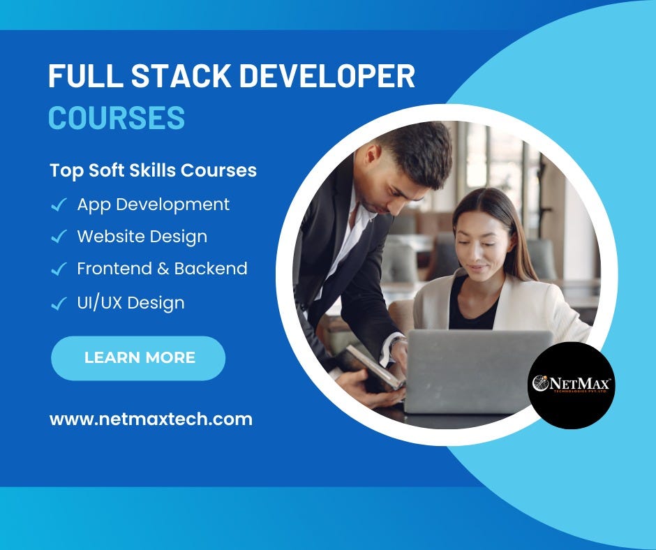 Full Stack Web Development Training By NetMax Technologies! - Net Maz ...