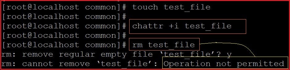 Chattr Command in Linux(centOS). chattr is Short for change attribute ...
