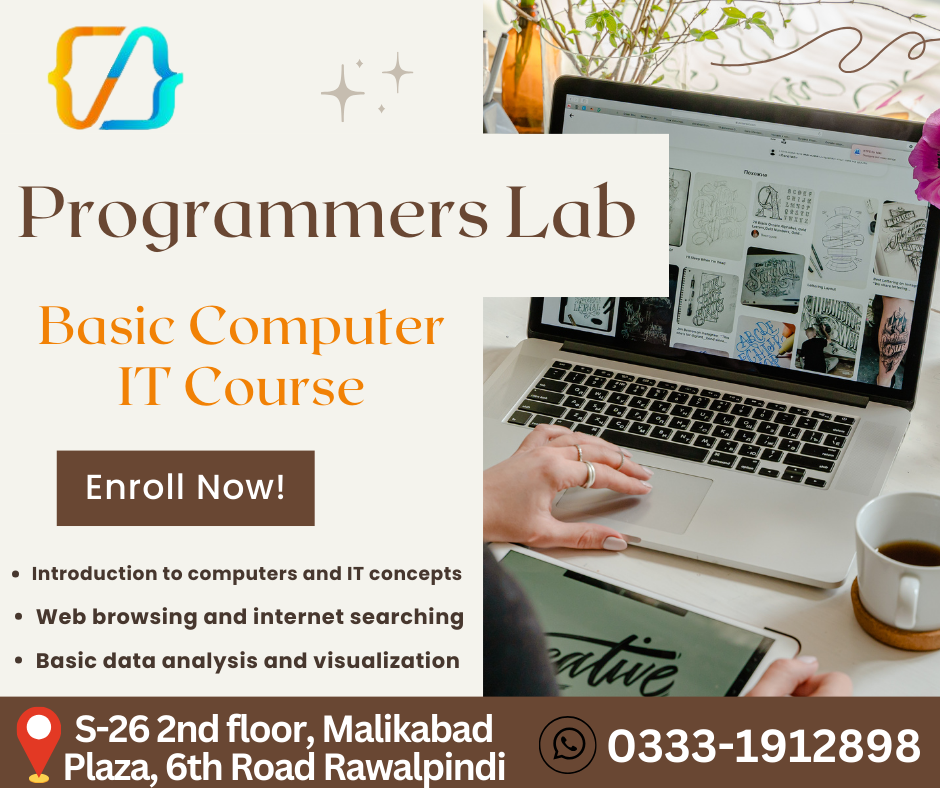 Basic Computer IT Course in Rawalpindi Islamabad | by Programmers Lab Training Institute | Medium
