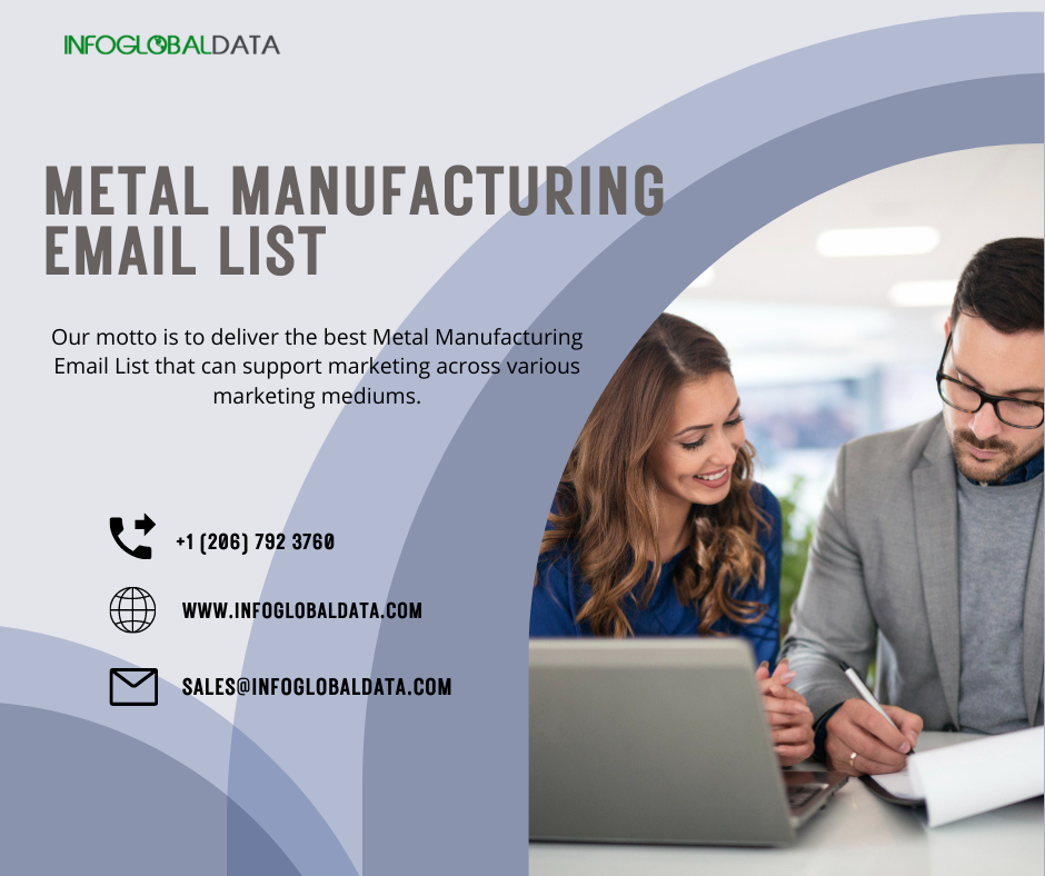 Get the Top Metal Manufacturing Email List Provider | by OFF PLAN ...