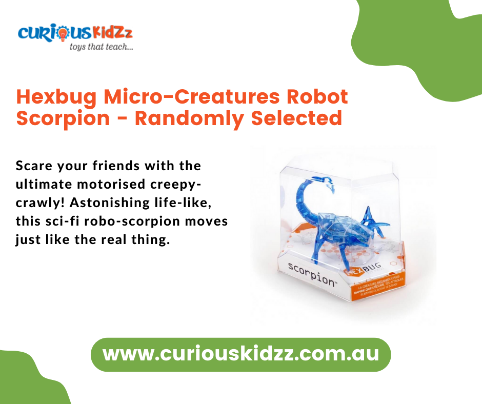 Hexbug Micro-Creatures Robot Scorpion - Curiouskidzz - Medium