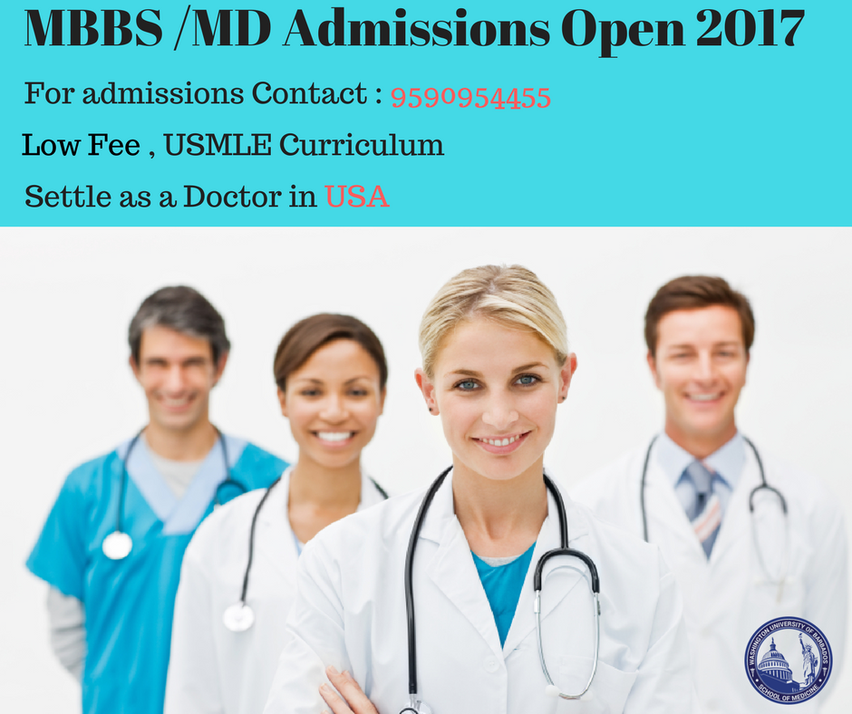 MBBS/MD Admissions Open 2017. Low Fee, USMLE Curriculum Settle as a… | by Washington University ...